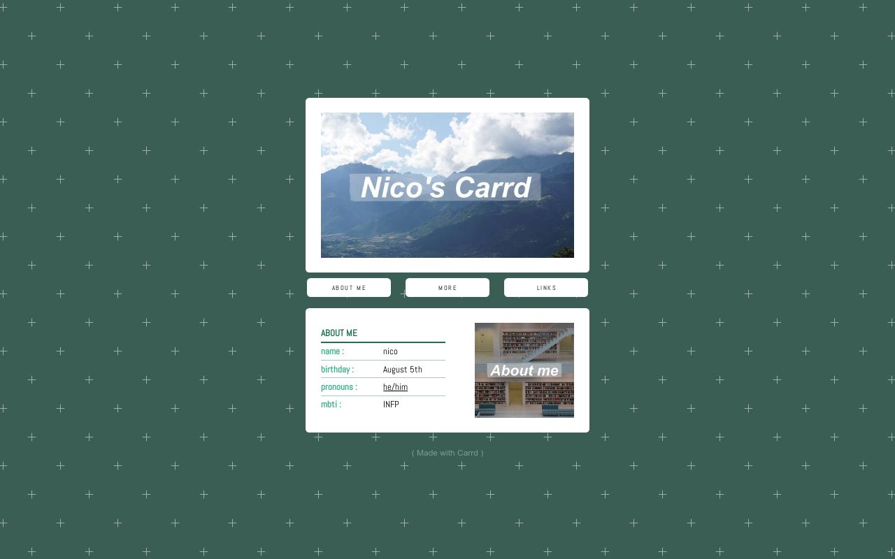 Nico's Carrd :)